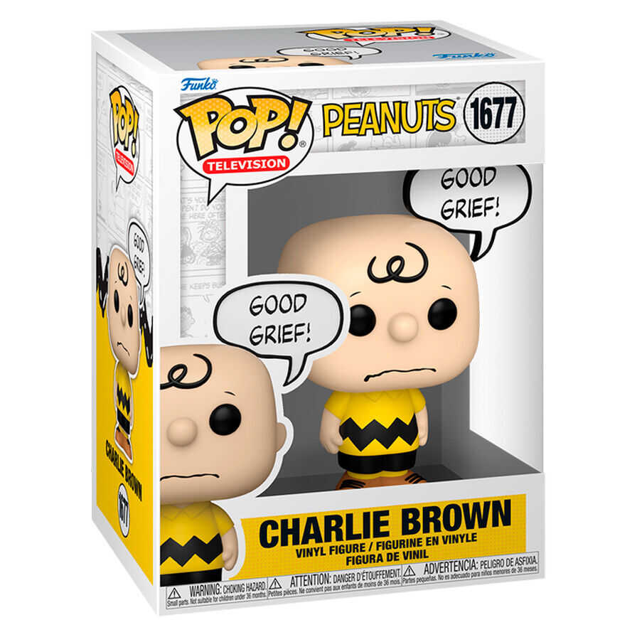 Funko Pop Animation Peanuts - Charlie Brown (Good Grief) 83508 ...